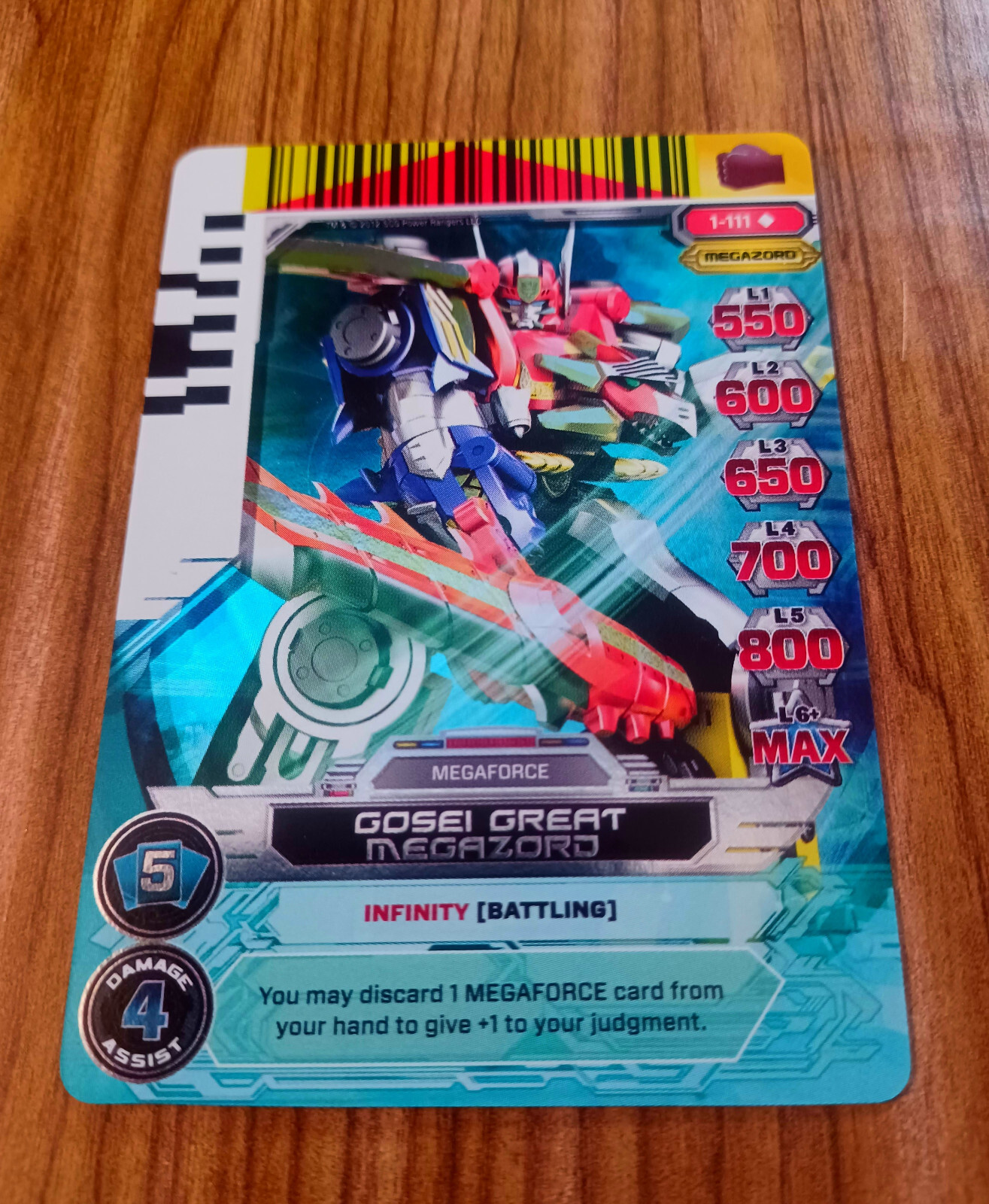 Ultra Gosei Great Megazord Cards