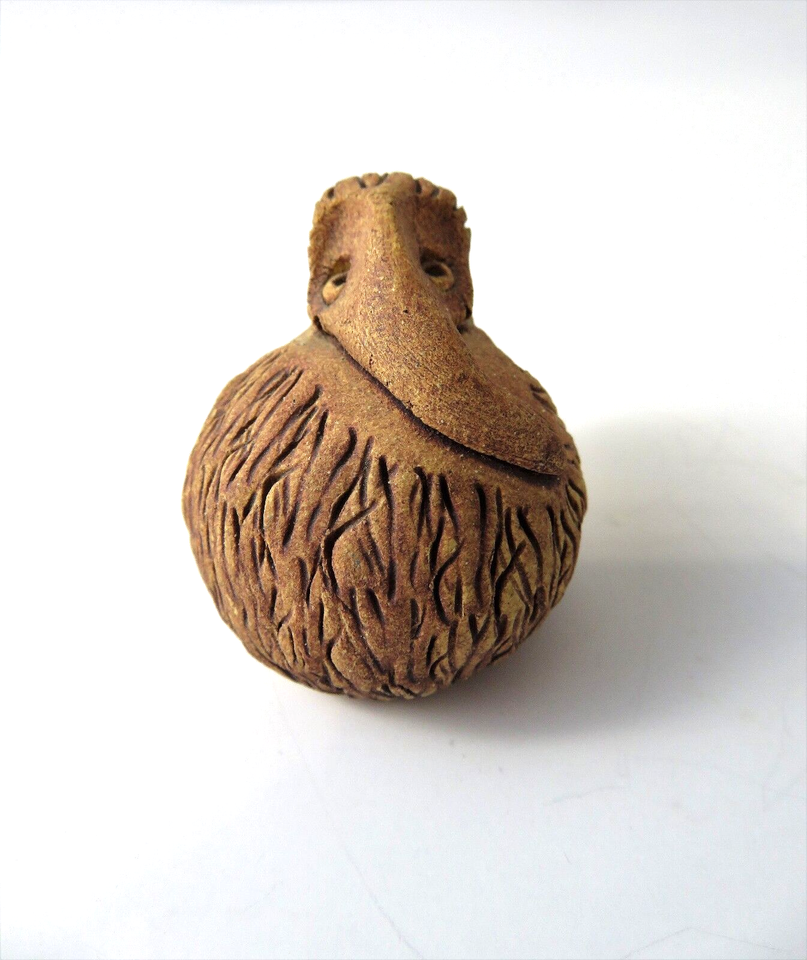 Whimsical Natural Clay KIWI BIRD Sculpture New Zealand Signed NZ | eBay