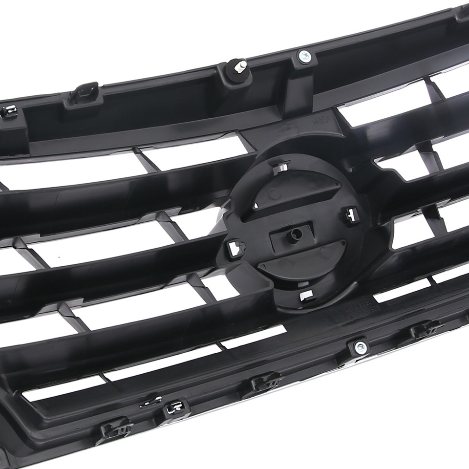 For 2015 2016 2017 2018 2019 Nissan Versa Front Bumper Chrome Grille ...