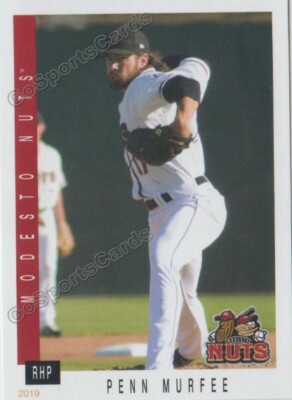 2019 Modesto Nuts Penn Murfee RC Rookie Seattle Mariners | eBay