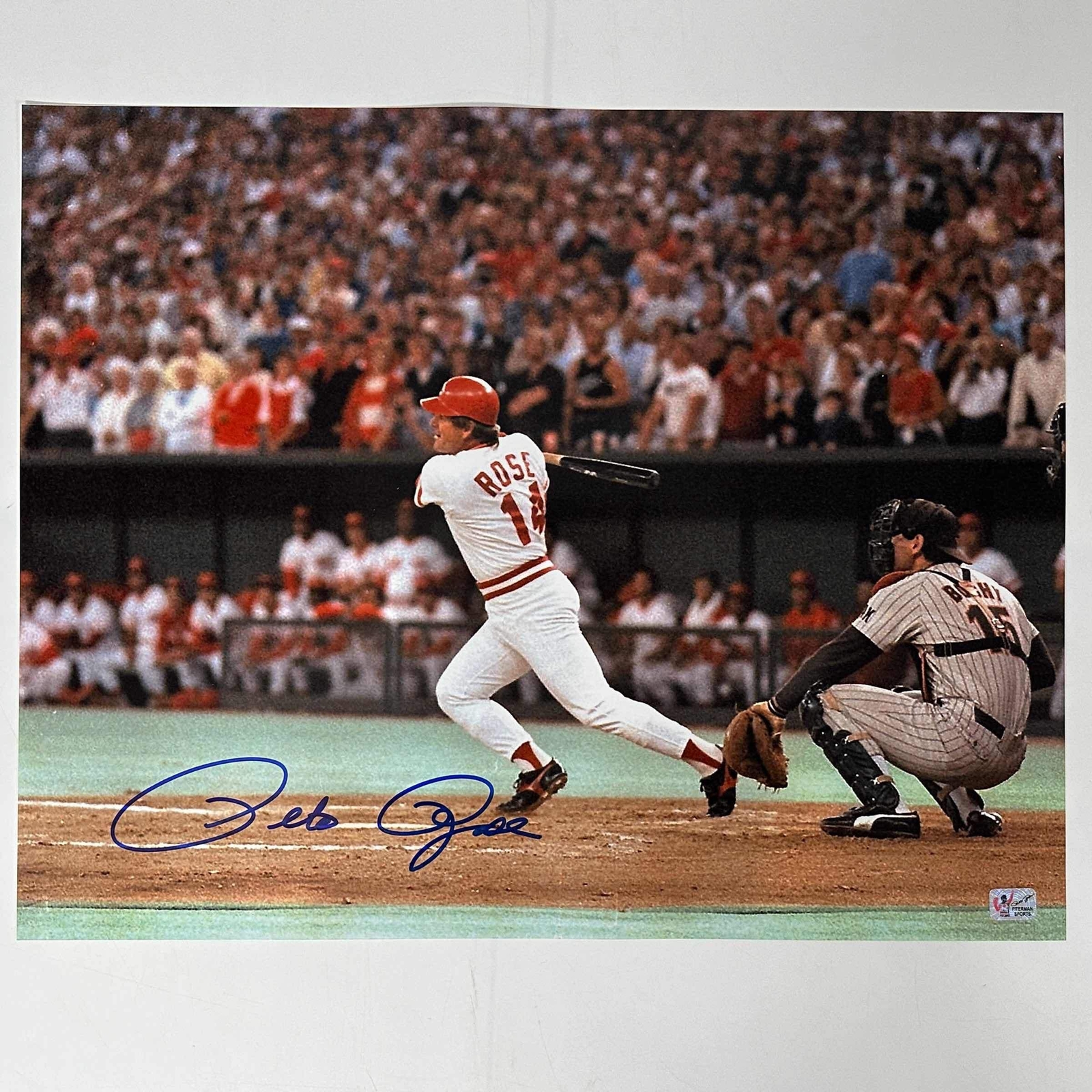 Autographed/Signed Pete Rose Cincinnati Red 16x20 Photo Athlete ...