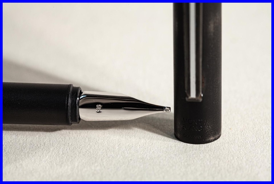 Montblanc Noblesse VIP 1124 Fountain Pen in Black with Broad 585 Gold Nib | eBay