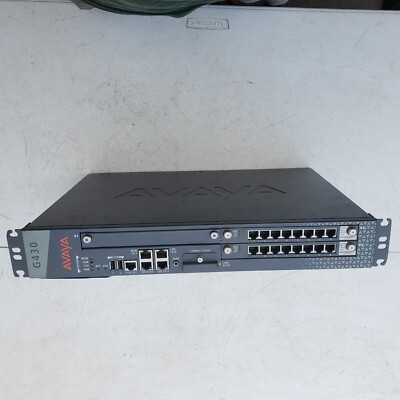 Avaya G430 700469273 Branch Media Gateway G430 Analog, TEDAVG409-0389 ...