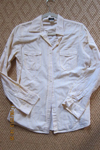 J. Crew Sunny Stripe Oxford Shirt Sz M RN 77388 | eBay