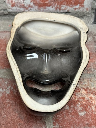 Ceramic Wall Black Mask Tragedy Vintage Face Masks Theater Hanging ...