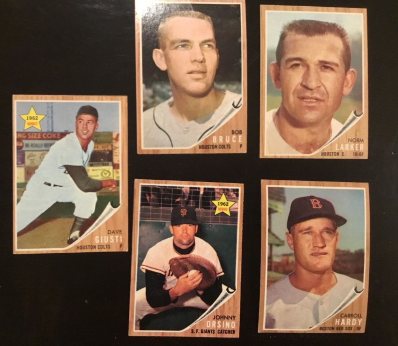 1962 Topps Baseball Lot of 20 Cards, Rookies, Pirates, Giants, As ...