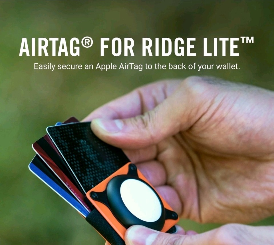 Ridge Lite Slim RFID Blocking Wallet Orange Holds 8 Cards Modular ...