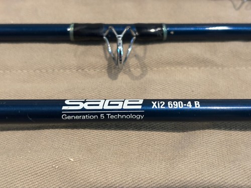Sage Xi2 690-4 Fly Rod 6 wt, 9', 4 pc **WITH HARD TRAVEL CASE** | eBay