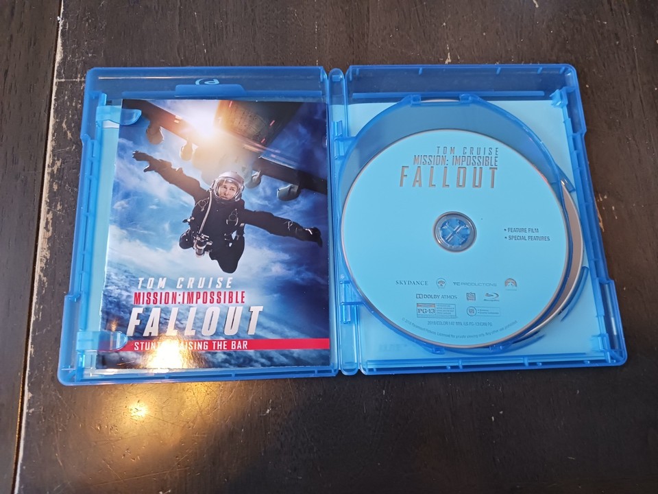 Mission Impossible: Fallout Blu-Ray + DVD with Collectible Book in ...