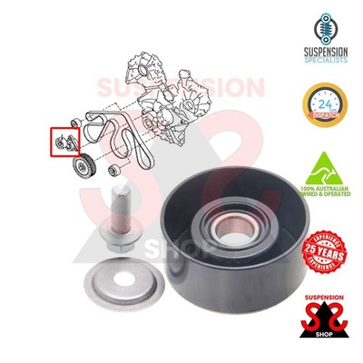 Tensioner Pulley, V-Ribbed Belt Suit NISSAN Navara 2.5 dCi 4WD 11955 ...