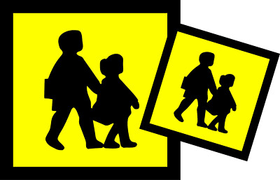 School Bus Sticker Set 40cm + 25cm Regulation Size | eBay UK