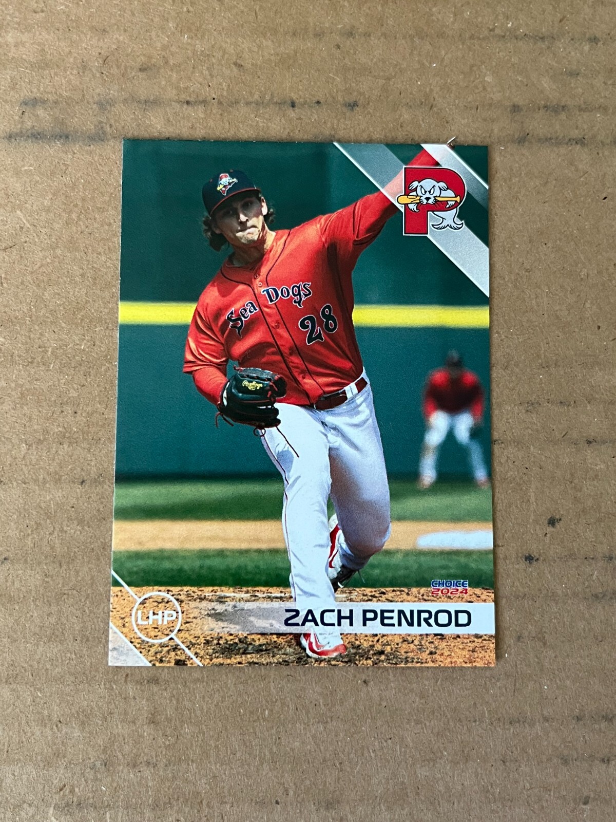 Zach Penrod 2024 Portland Sea Dogs Team Card Red Sox #26 | eBay