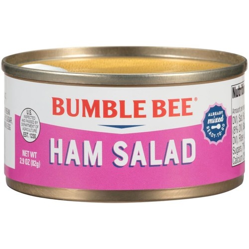 Bumble Bee Ham Salad 🥗 Snack on the Run, 3.5 Ounce (Pack of 4) | eBay