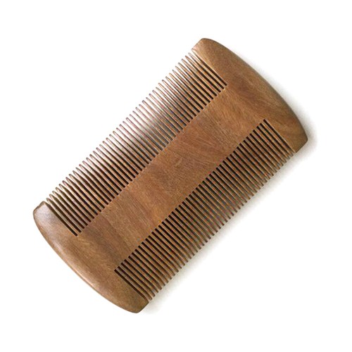 Sandalwood Beard Comb 10cm Dual Side Wooden Comb Fine Teeth Hair Comb ...