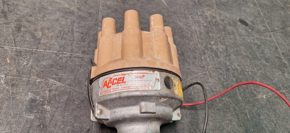 30102 ACCEL RACING DUAL POINT DISTRIBUTOR EXTERNAL DWELL PONTIAC 350 ...