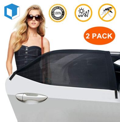 Car Window Screen Mesh Cover Privacy Mosquito Bugs Net Sun UV ...
