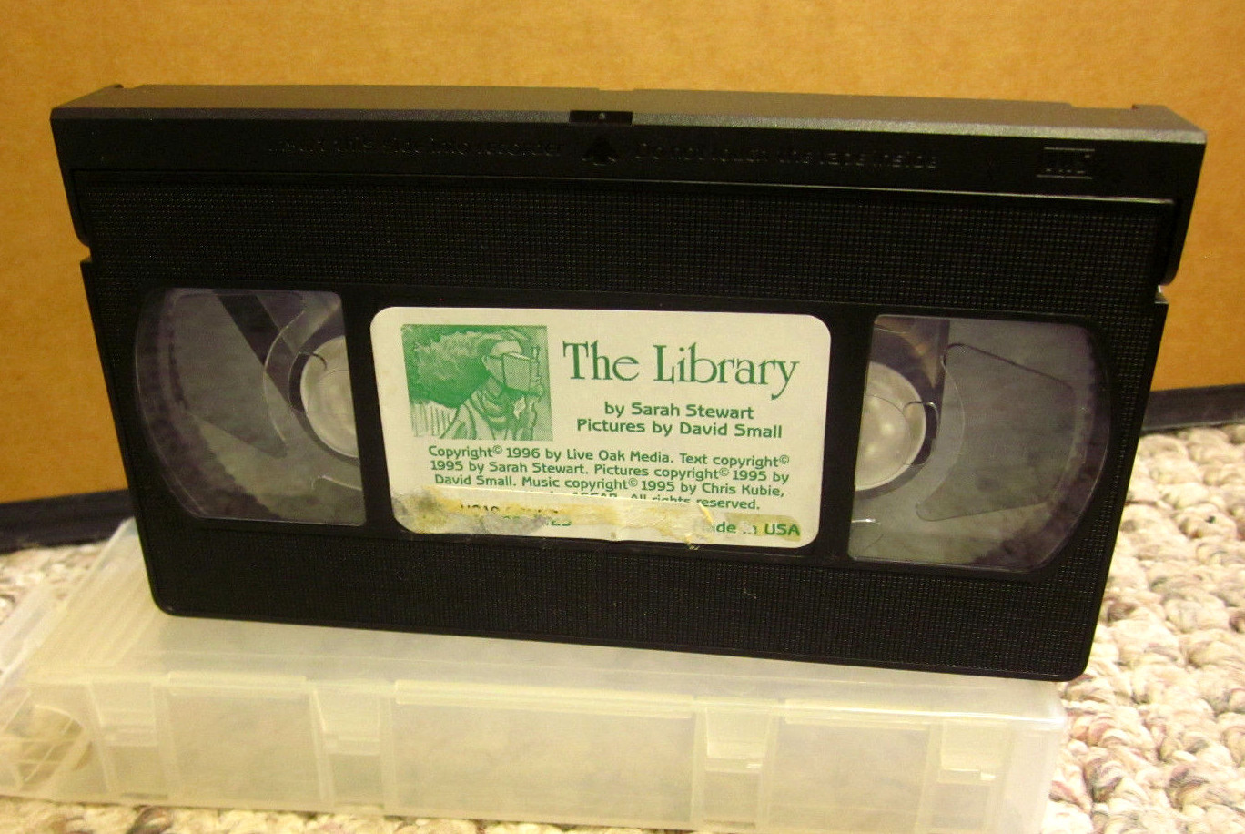 LIBRARY adaptation Sarah Stewart & David Small kids video 1996 reading ...