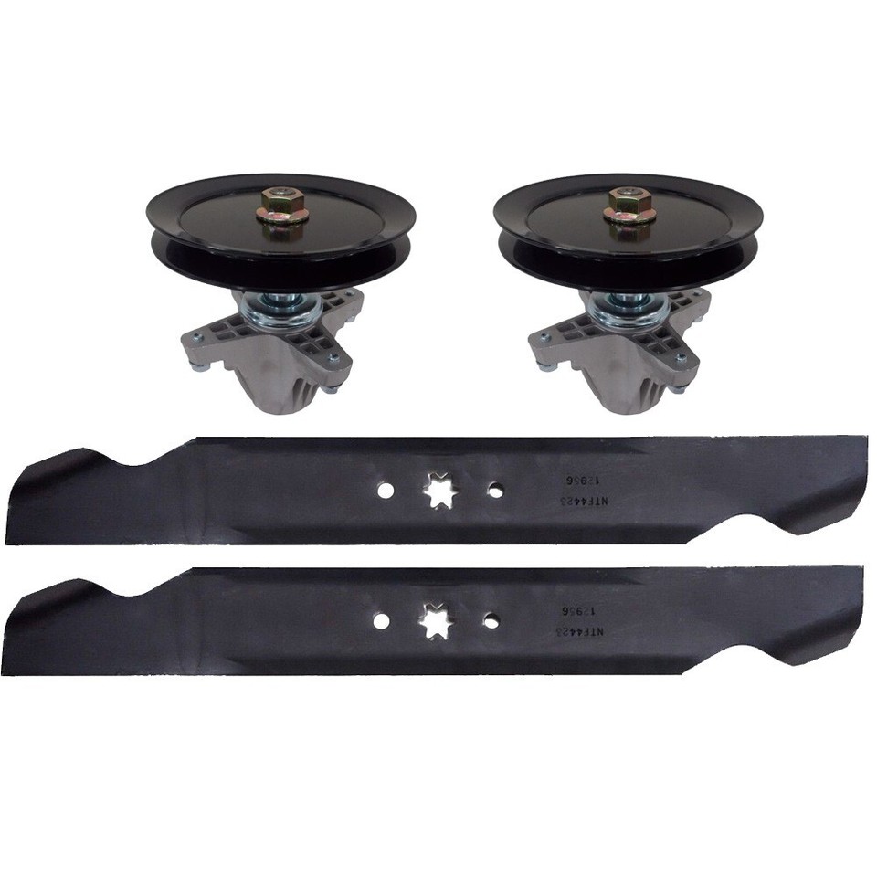 46" DECK BLADE SPINDLE KIT COMBO SET FITS CUB CADET RZT-L46 RZT-S46 ...