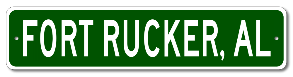 Fort Rucker, Alabama Metal Wall Decor City Limit Sign - Aluminum | eBay