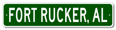 Fort Rucker, Alabama Metal Wall Decor City Limit Sign - Aluminum | eBay