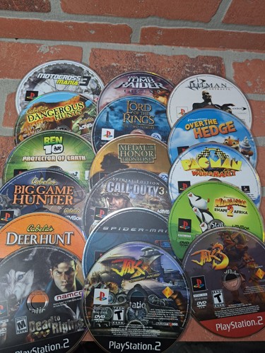 Playstation 2 Ps2 Game Lot Of 17 Disc Only | eBay