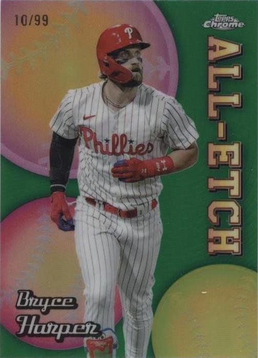 2024 Topps Chrome Update Series - Chrome All-Etch Bryce Harper #CAEU-3 ...