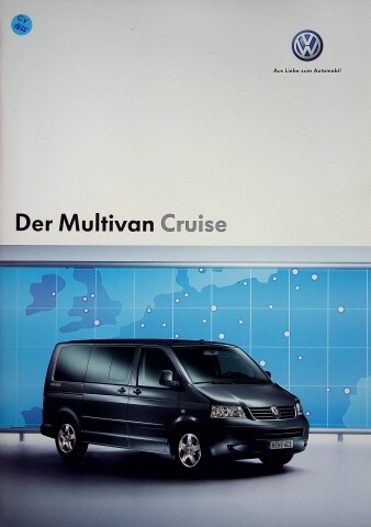 280992) VW Bus T5 Multivan - Cruise - Prospekt 01/2006 | eBay.de