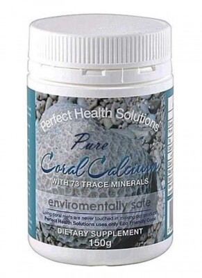 NEW Perfect Health Solutions Pure Coral Calcium 150g with 73 Trace ...