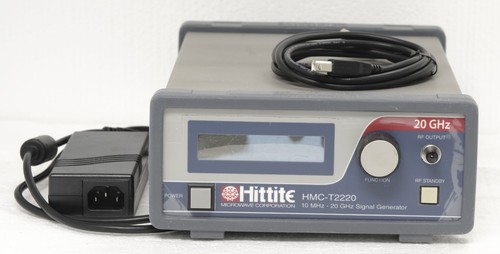Hittite HMC-T2220 20 GHz high-power microwave signal generator, tested ...