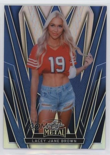 2024 Leaf Metal Women of Sport Blue Prismatic 1/1 Lacey Jane Brown #48 | eBay