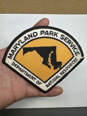 Maryland Park Service Department of Natural Resources Patches | eBay