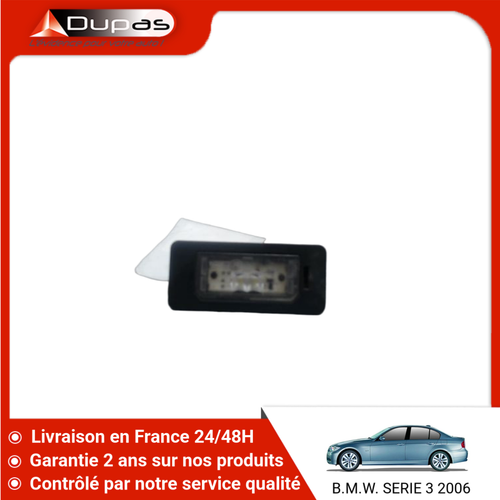 🇫🇷 ECLAIREUR PLAQUE DE POLICE GAUCHE BMW SERIE 3 63268360591 ♻️ | eBay