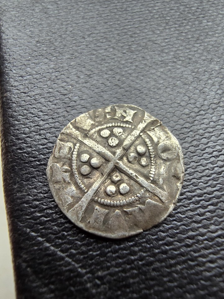 Ancient Medieval Edward I II Hammered Silver Penny Coin Canterbury Mint ...