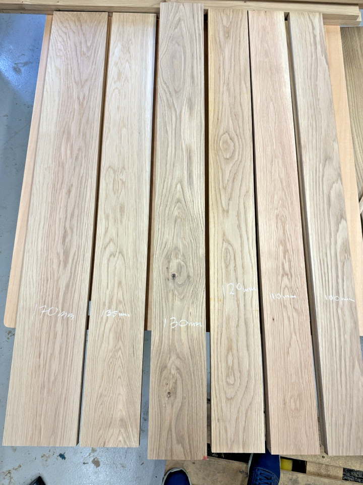 American White Oak Board Planed 22x1200mm – Solid Timber – Choice of ...