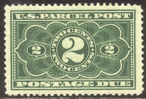U.S. #JQ2 Mint XF JUMBO - 1913 2c Parcel Post Postage Due ($60) | eBay