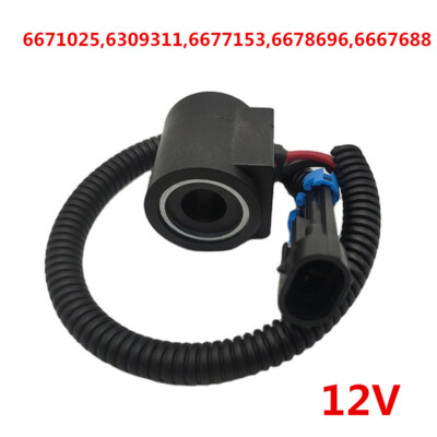 Solenoid Valve Coil W/ Connector For Bobcat Skid Loaders 6309311 ...