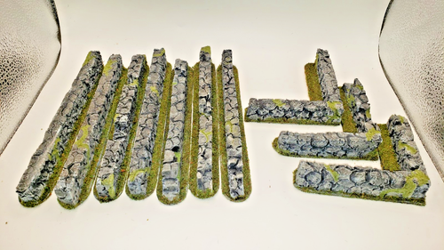 28mm Stone Wall Set Wargaming Scatter Terrain | eBay