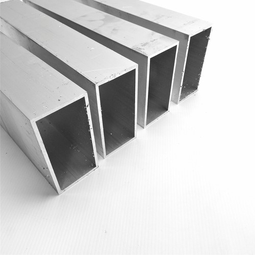 2" X 4" OD Alumnum Rec TUBING 0.125" wall thick 16.625" long QTY 4 ...