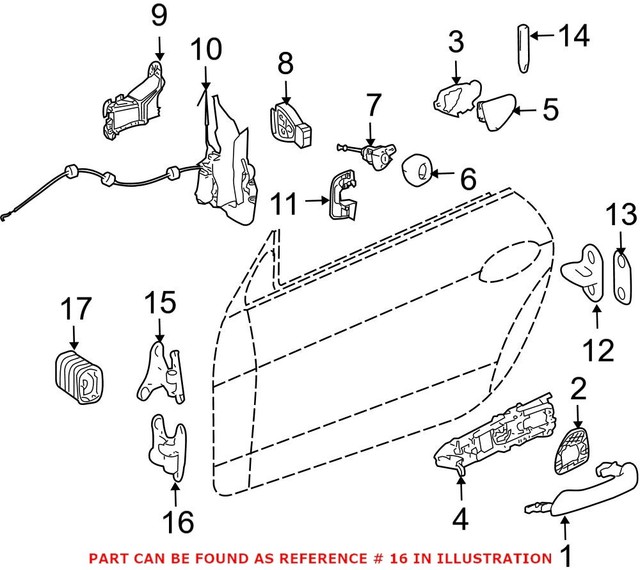 Mercedes-Benz 1717200337 Genuine OEM Lower Hinge for sale online | eBay