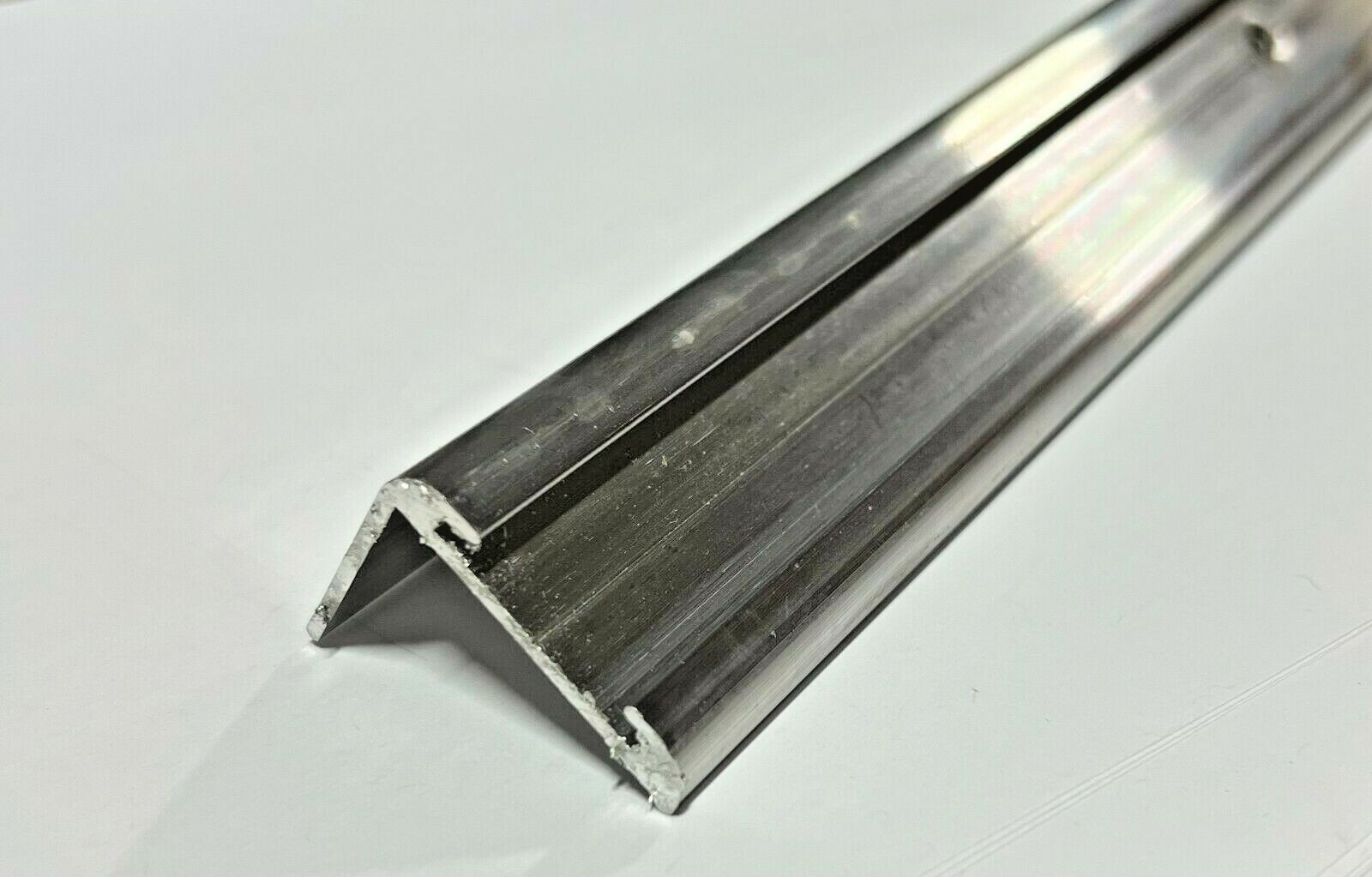 92" Aluminum Vinyl Insert Type Corner Molding RV Trailer 1" Leg x 1 1/4 ...