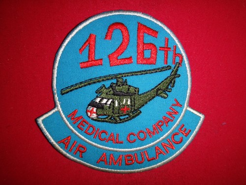 Armée Américaine 126th Medical Compagnie Air Ambulance Dustoff Patch | eBay