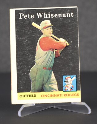 1958 Topps Pete Whisenant #466 Cincinnati Reds Baseball Card | eBay