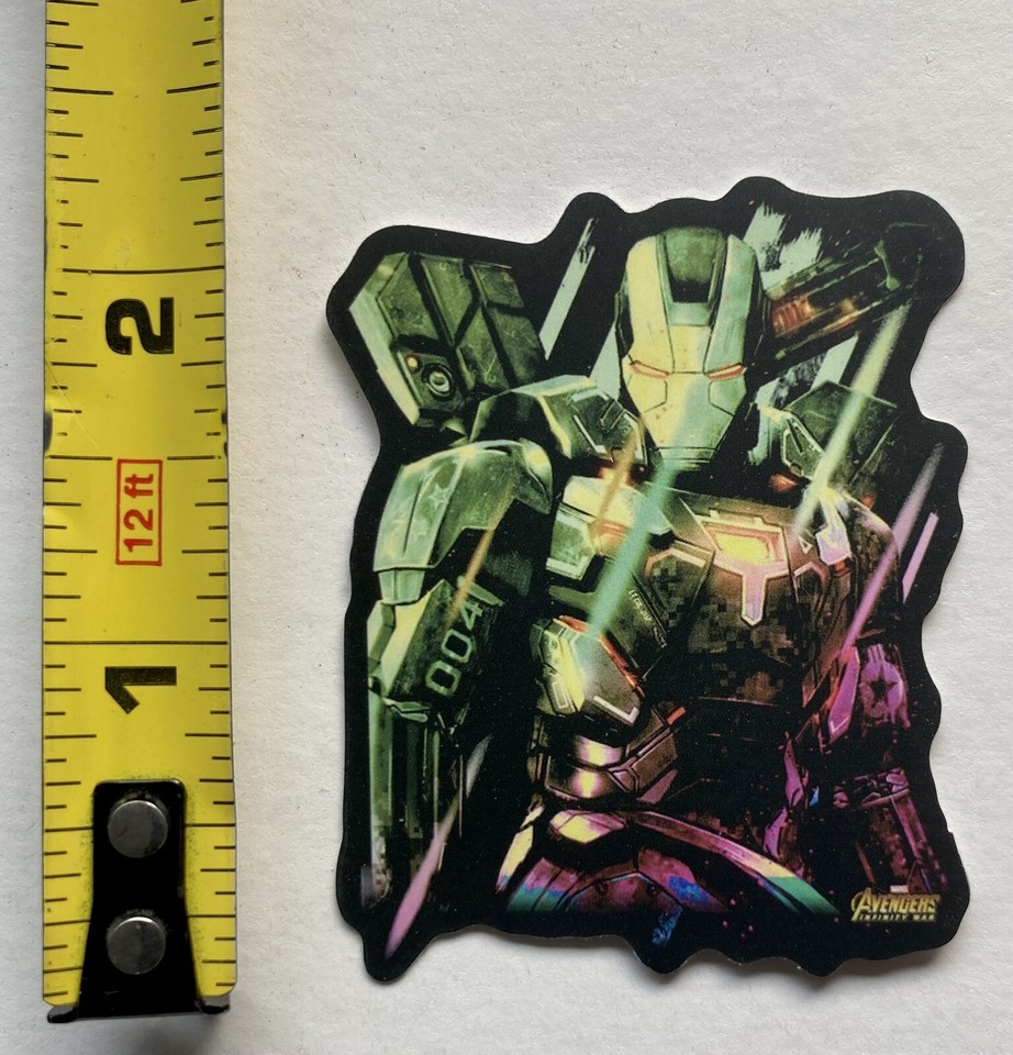 WAR MACHINE MARVEL COMICS STICKER (MCU) AVENGERS INFINITY WAR DECAL | eBay