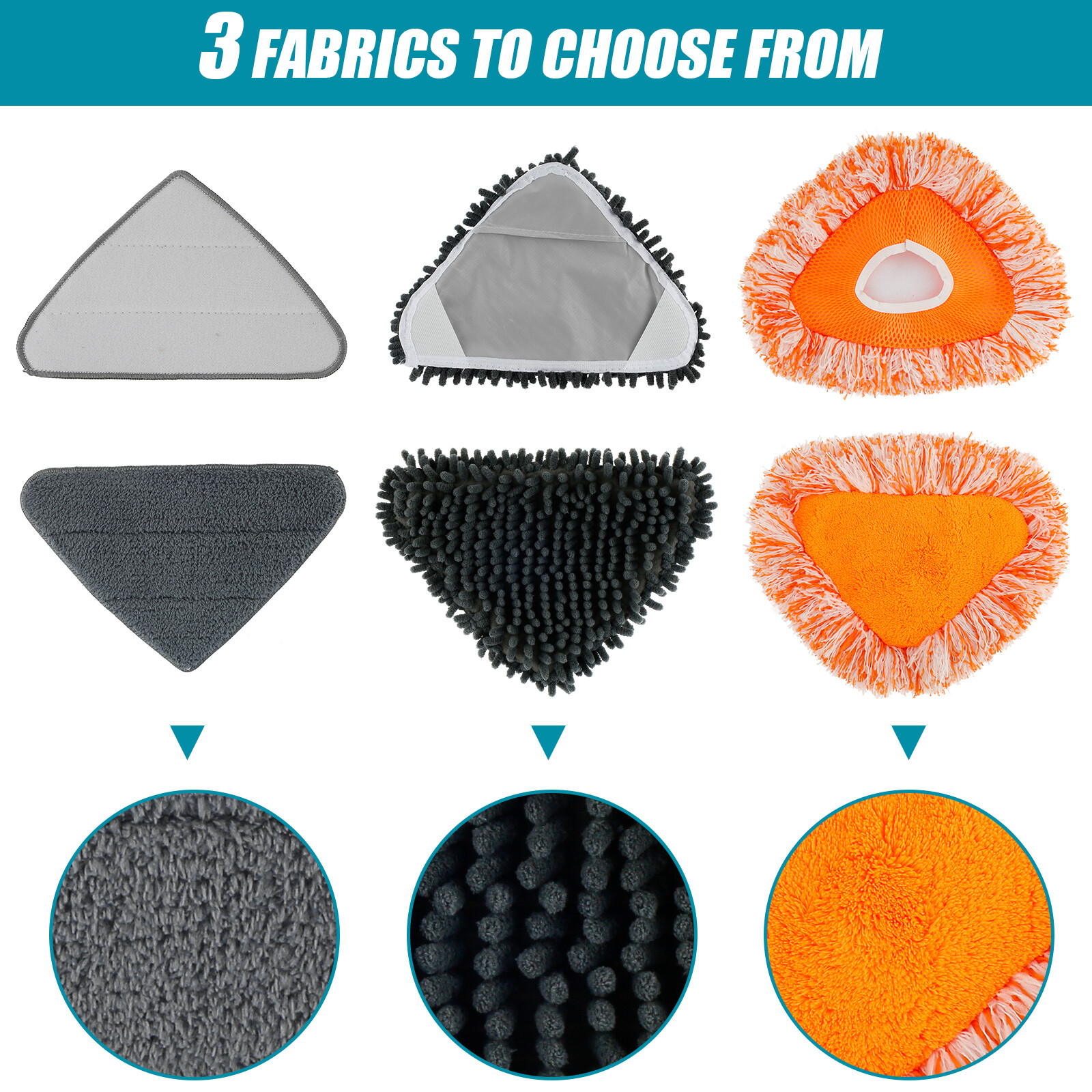 85 in Wall Cleaner Mop with Handle Adjustable Ceiling Cleaning with 6 ...