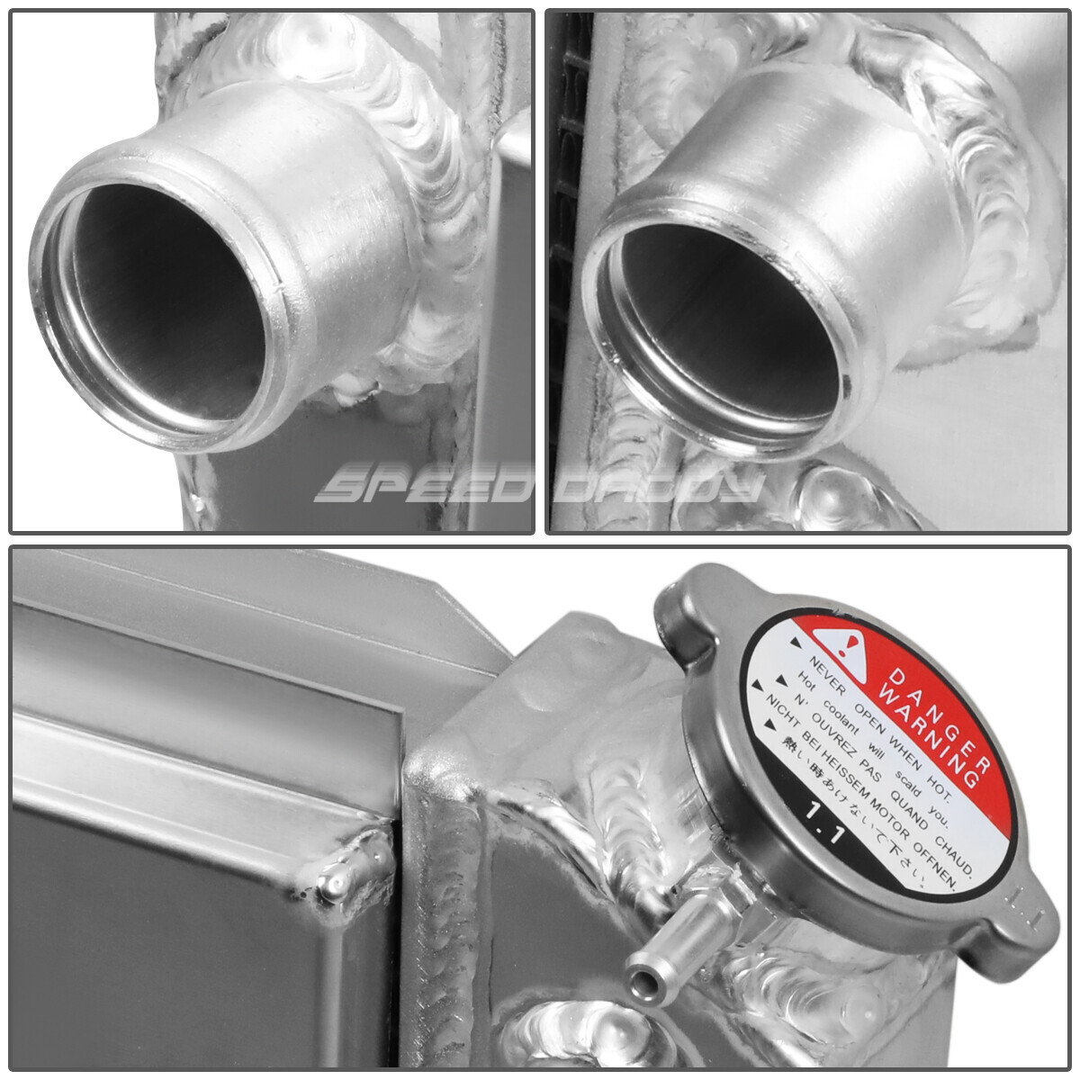 FOR 82-02 CORVETTE C4/S10 V8 3-ROW ALUMINUM CORE RACING RADIATOR+PULL ...