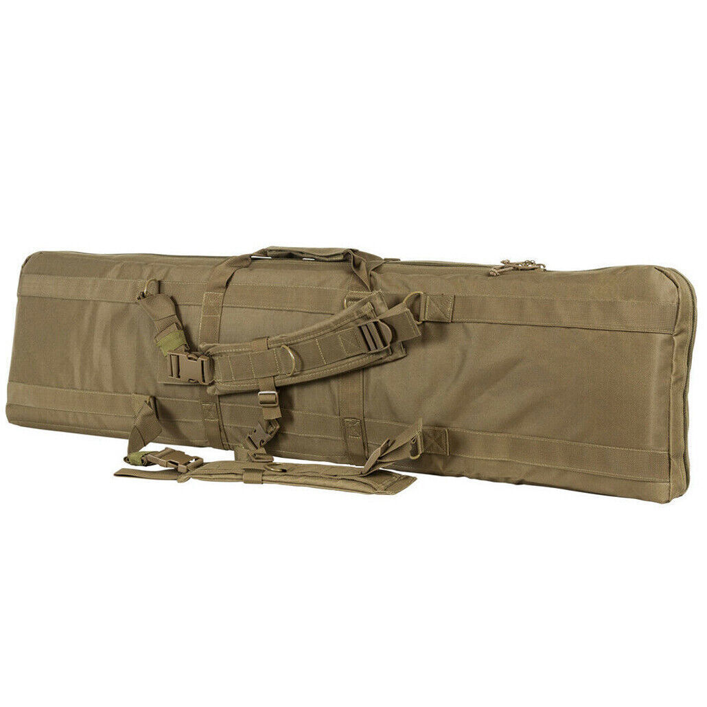 Padded Dual Carbine Air Rifle Gun Bag Heavy Duty Hunting Carry Case 42 ...