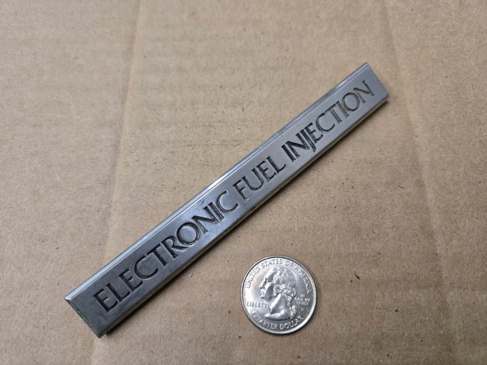 Ford Lincoln OEM Electronic Fuel injection Vintage Emblem Badge Logo ...