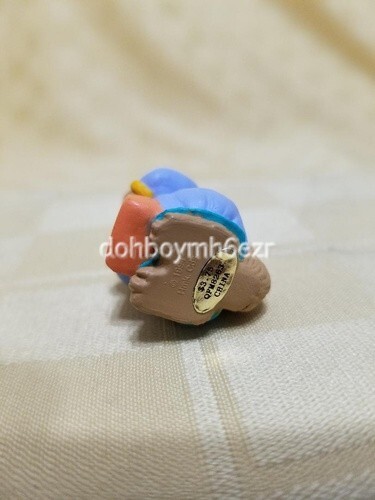 Hallmark 1994 Merry Miniatures Squirrel as Clown pumpkin bag Halloween ...