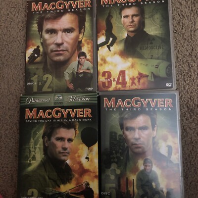 MacGyver - The Complete Third Season (DVD, 2005, 5-Disc Set)some Box ...