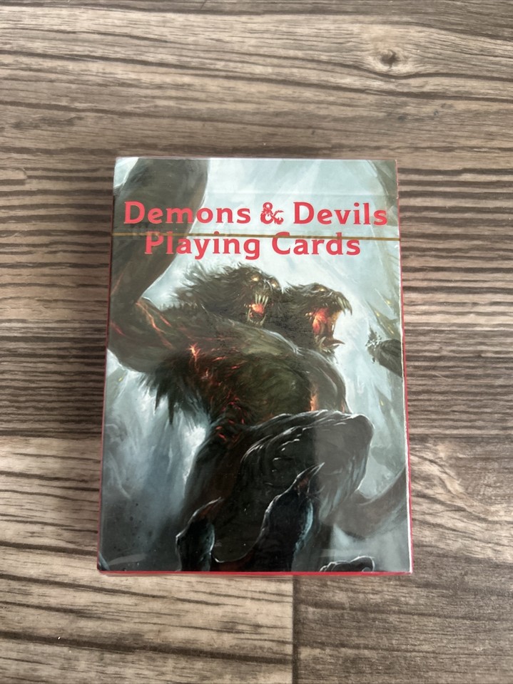 Demons & Devils Playing Cards Loot Crate Dungeons & Dragons 2017 NEW ...